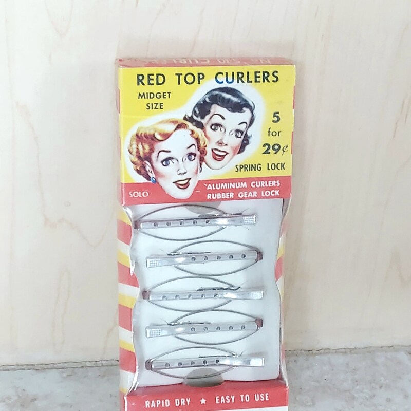 Vintage Hair Curlers - Etsy