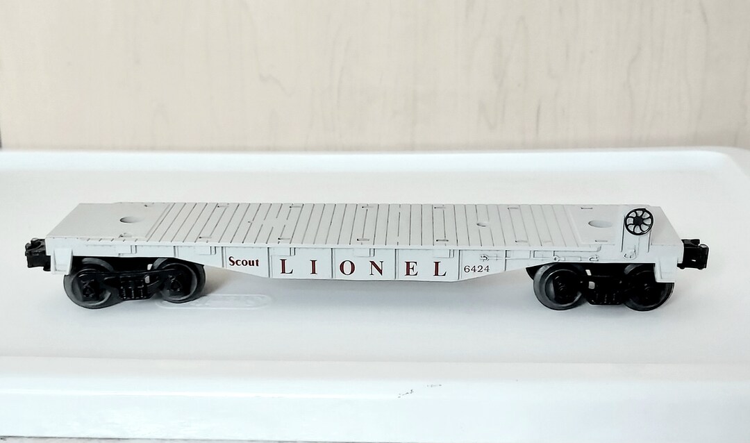 Lionel 6424 SCOUT Flatcar Modern Era * 1990s Lionel Train Car * O Scale ...