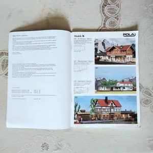 LGB Vtg Pola 86/87 Catalog Model Buildings N & Ho Scale and LGB 0024 ...