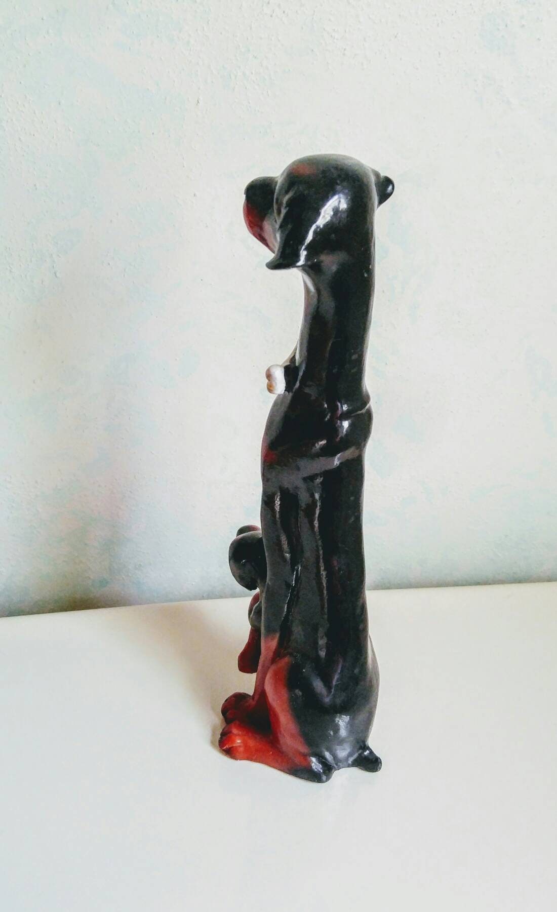 Rottweiler Dog Long Neck Animal Statue Stretch Neck Dog - Etsy