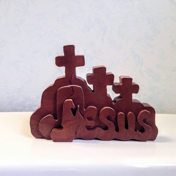 Wood Jesus - Etsy