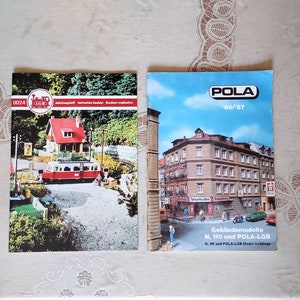 LGB Vtg Pola 86/87 Catalog Model Buildings N & Ho Scale and LGB 0024 ...