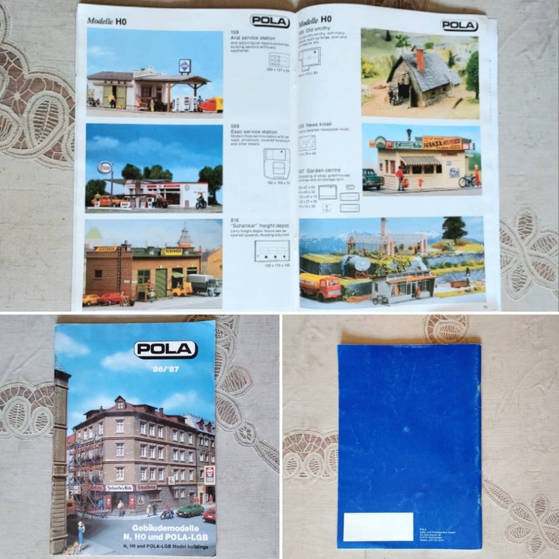 LGB Vtg Pola 86/87 Catalog Model Buildings N & Ho Scale and - Etsy