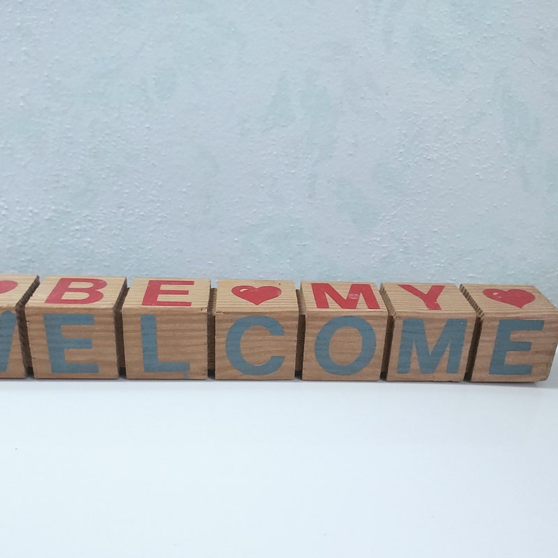 Wood Letter Blocks - Etsy