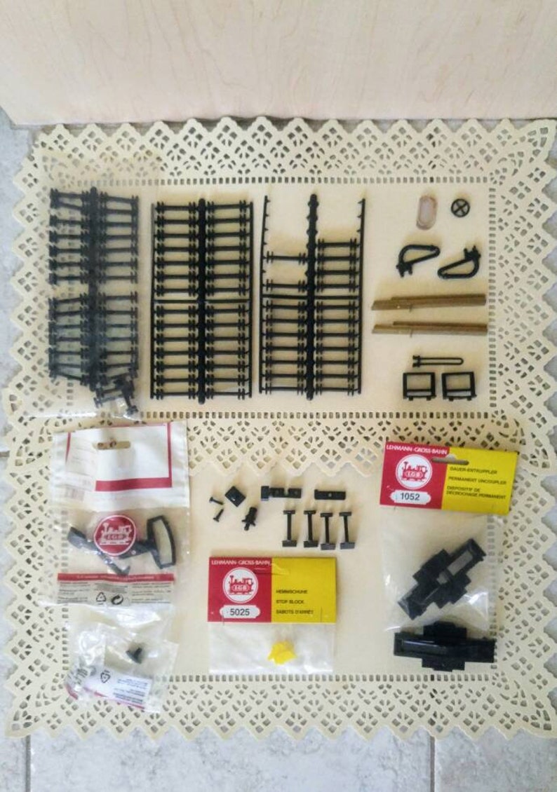 Vintage LGB Parts Lot of 28 Pieces *LGB Train Brake Hose * LGB Gondola ...