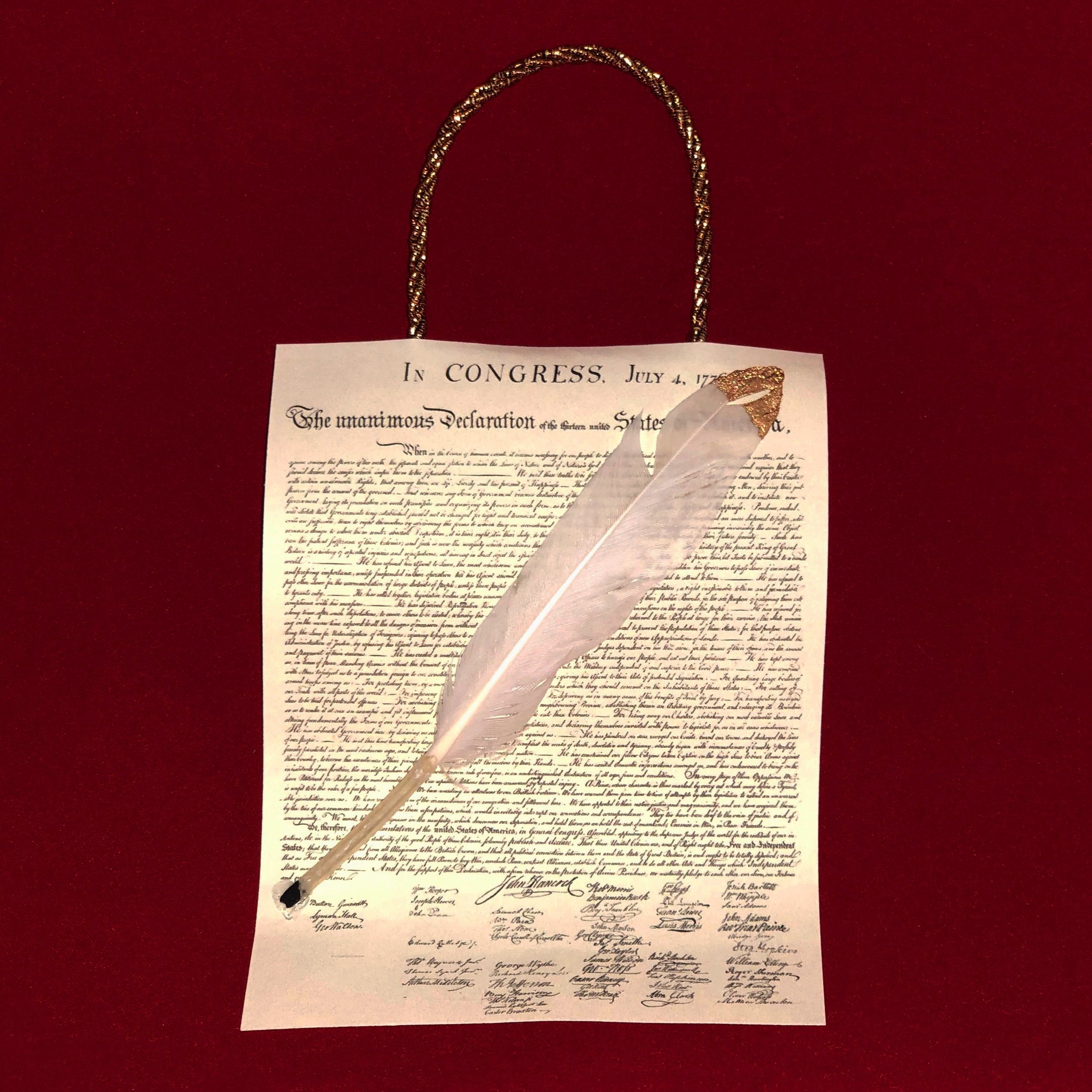 Declaration of Independence Christmas Ornament | Musical Broadway ...