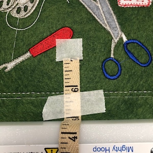 ITH 5x7" Needle Case Holder Machine Embroidery Design Project in the ...