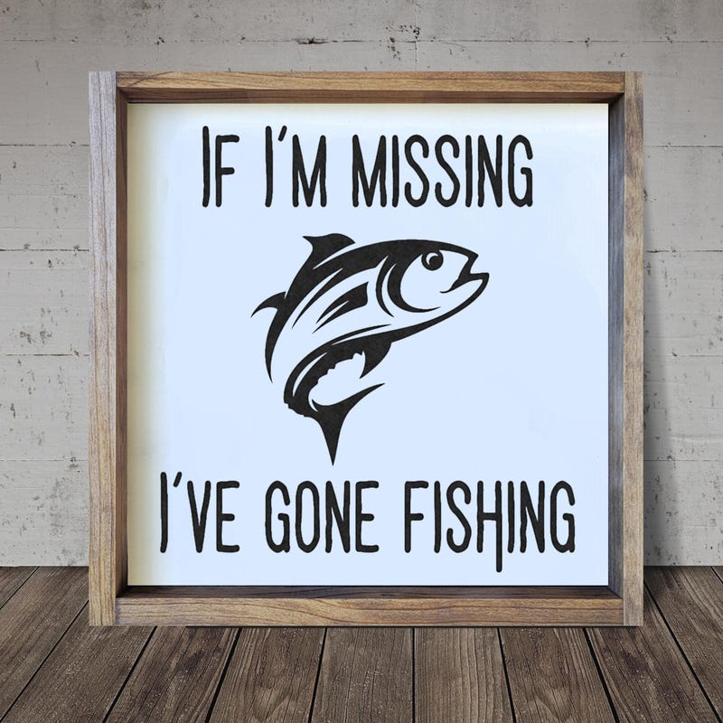 Funny Fishing Sign - Etsy