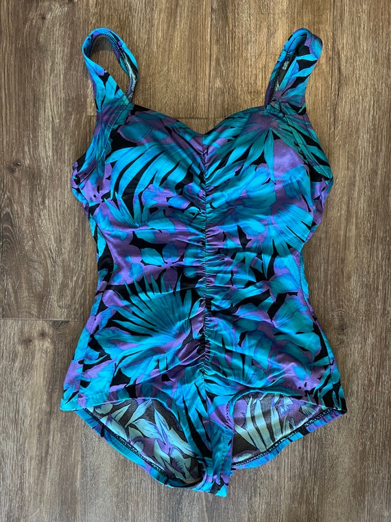 Maxine Of Hollywood Swimsuit One Piece Red Pink Women… Gem