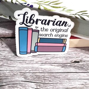 Librarian Stickers, School Library, Book Lover Sticker, Gift for Reader ...