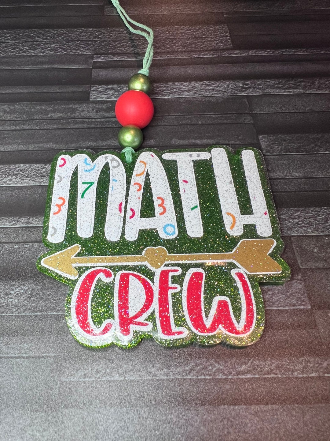 Math Teacher Christmas Tree Ornaments, Gift for Math Lover, Mathematics ...