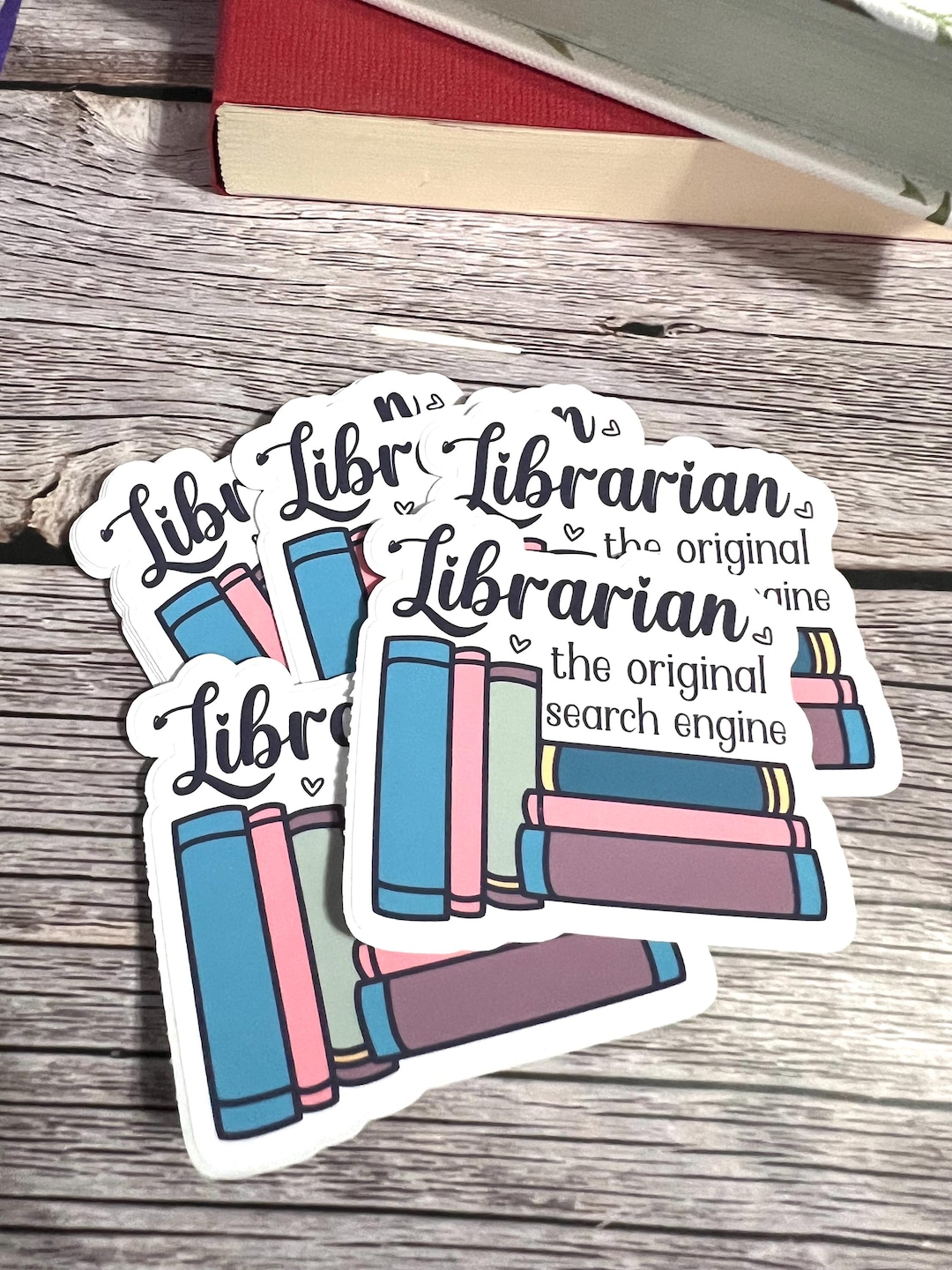 Librarian Stickers, School Library, Book Lover Sticker, Gift for Reader ...