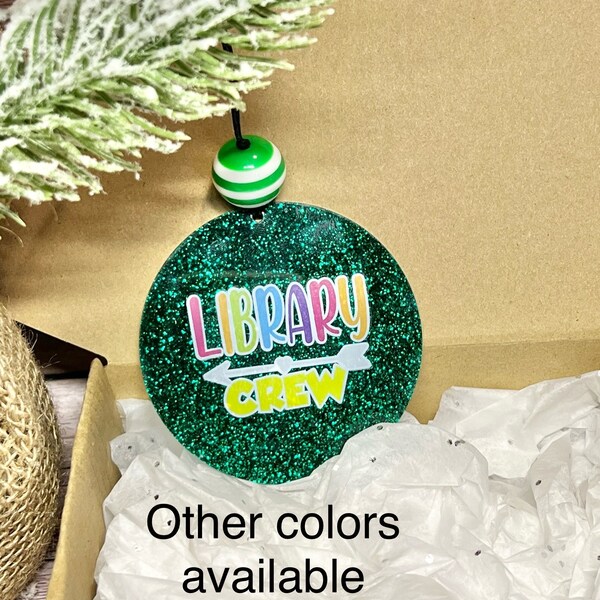 Library Ornament - Etsy