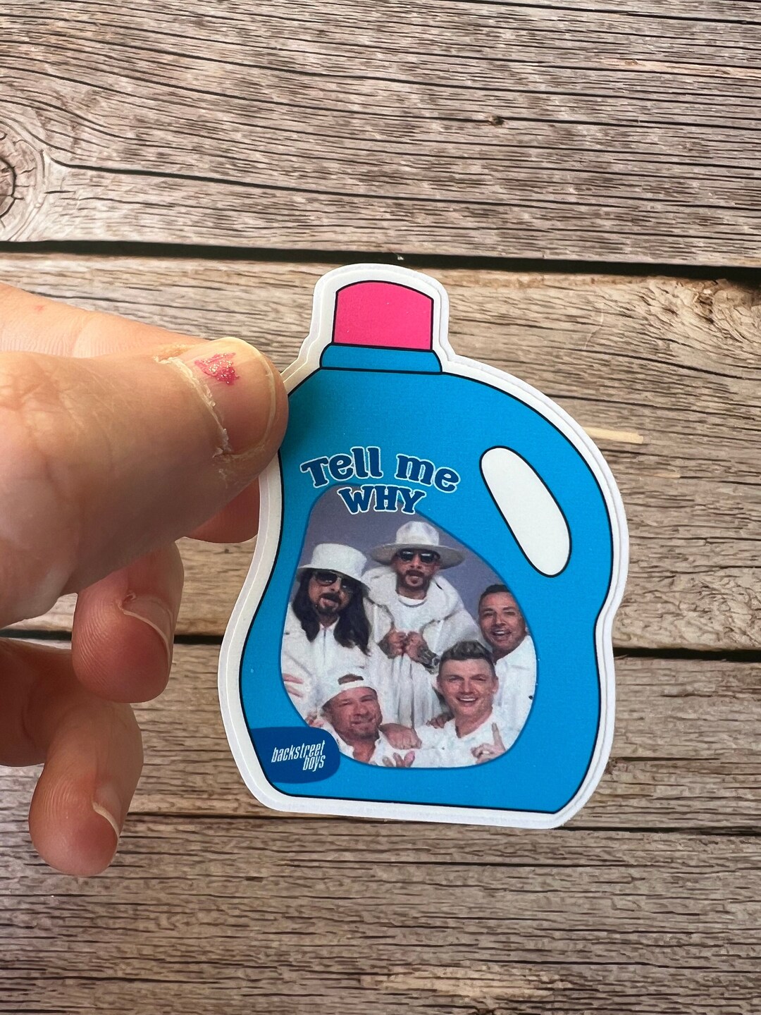 Funny Backstreet Boys Sticker, Tell Me Why, Boy Band Sticker, I Want It ...