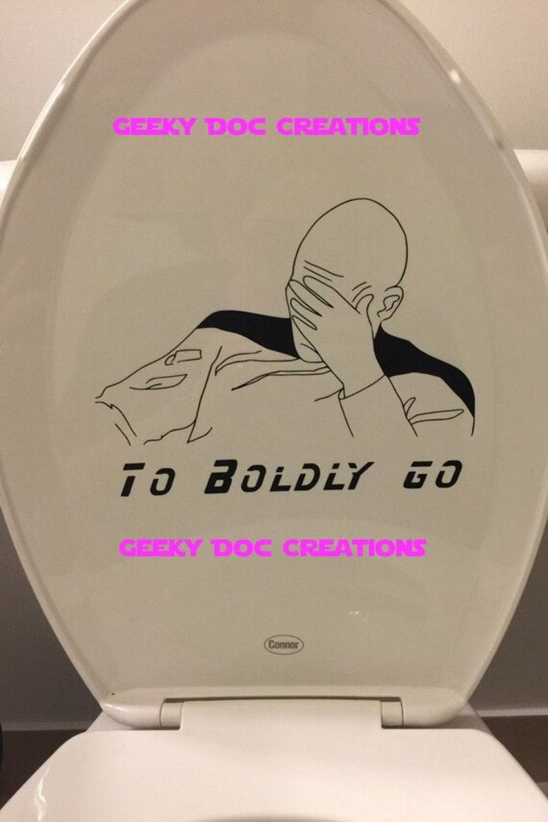 Face Palm to Boldly Go Sticker - Etsy