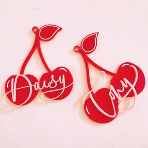 Valentine Tags, Cherry Tag, Valentines Basket, Valentines Day Tag ...