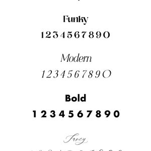 Wavy Table Numbers, Acrylic Table Numbers, Wavy Wedding Sign, Wedding ...