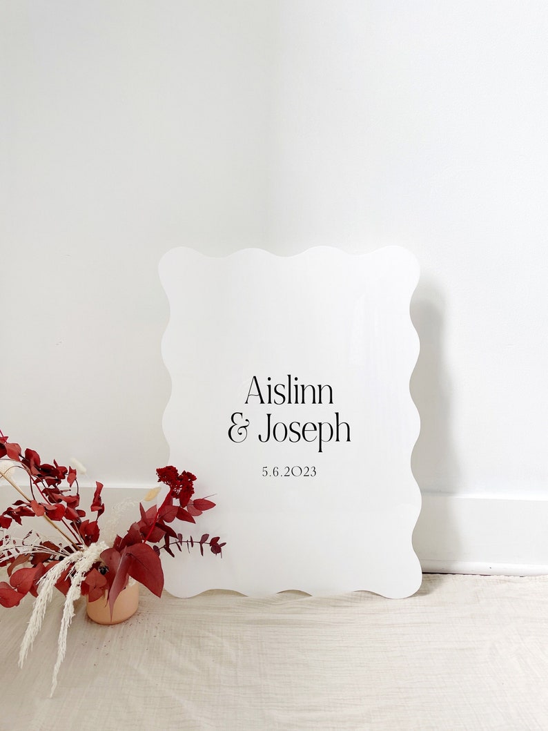 Wavy Welcome Sign - Etsy