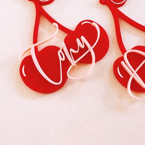 Valentine Tags, Cherry Tag, Valentines Basket, Valentines Day Tag ...