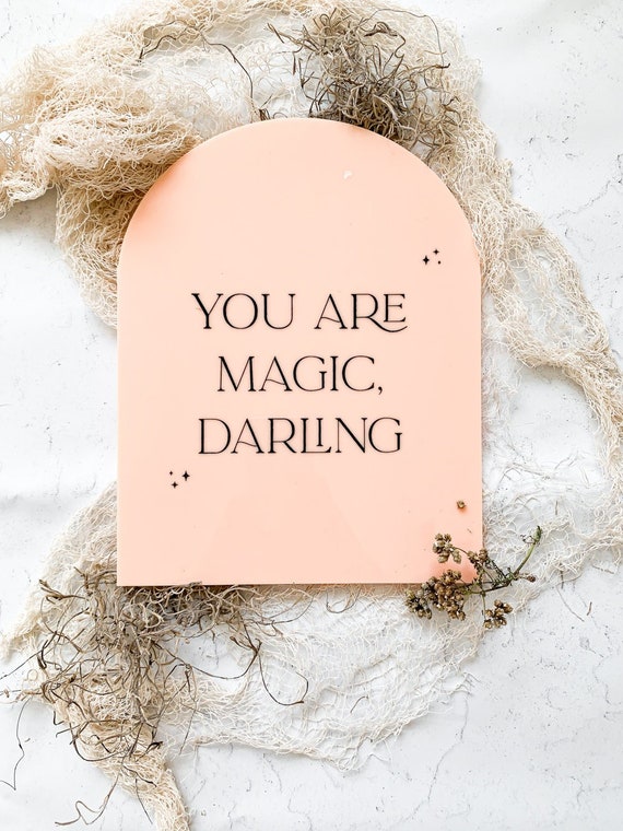 You Are Magic Modern Halloween Sign Modern Halloween Decor - Etsy