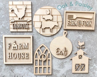 Diy Wood Decor Kit - Etsy