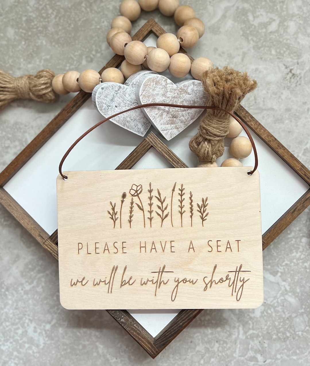 Please Have a Seat Sign | Take a Seat Sign | Therapy Office Sign | With ...