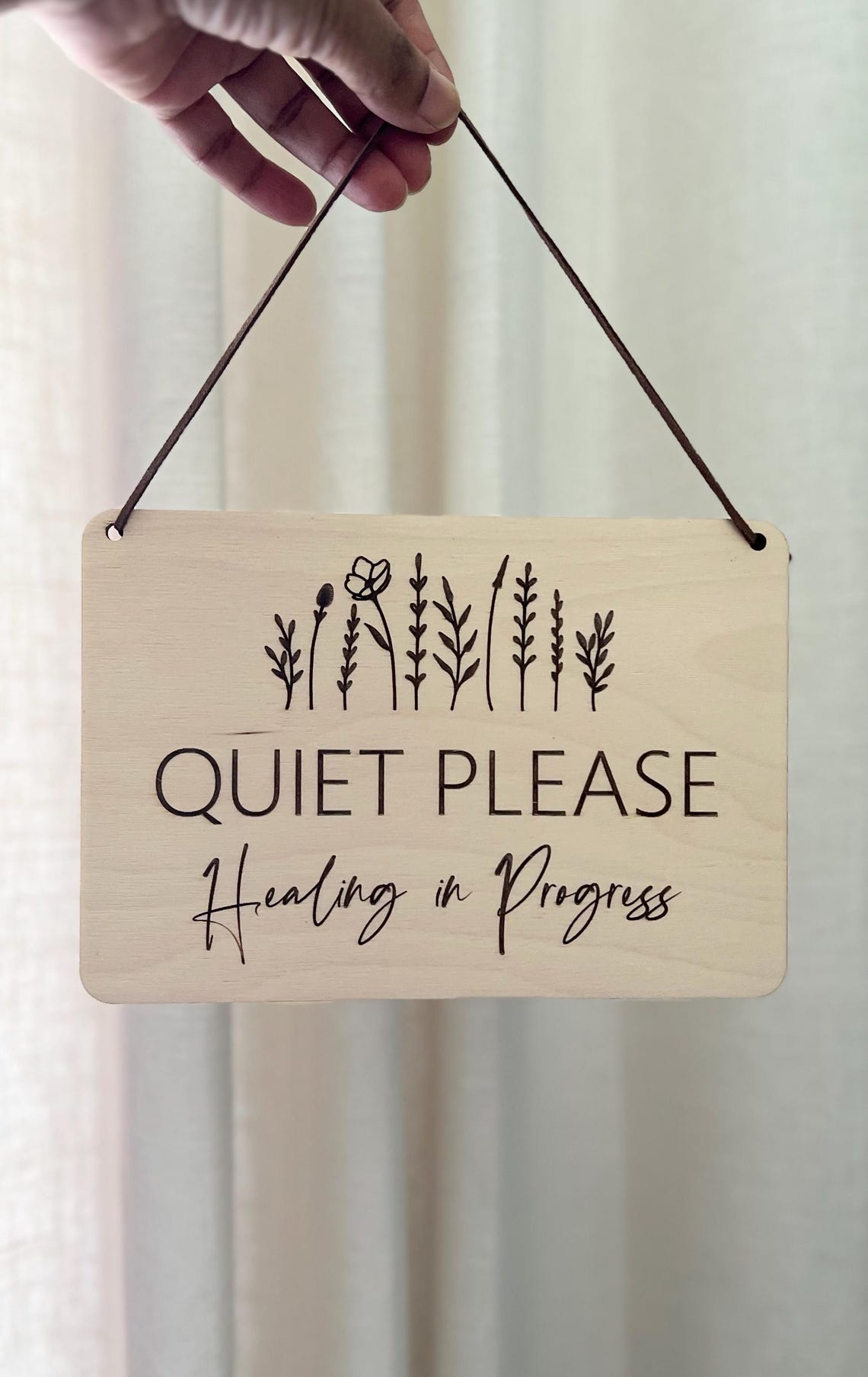 Healing in Progress Sign | Studio Signs | Esthetician Sign | in Session ...