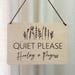 Healing in Progress Sign | Studio Signs | Esthetician Sign | in Session ...