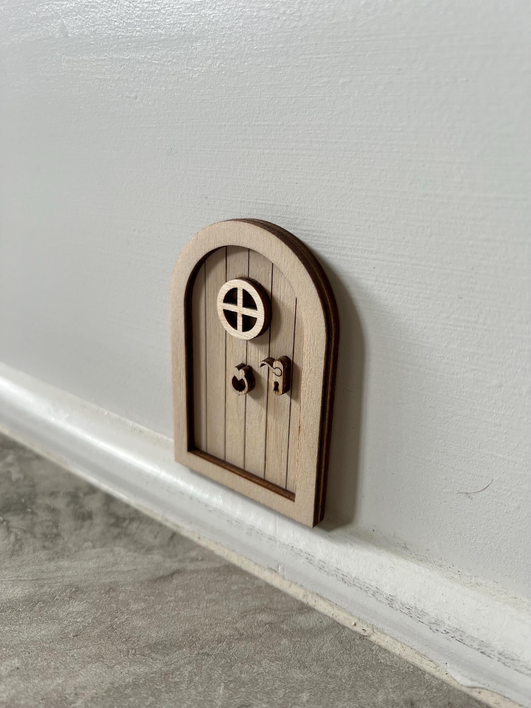 Whimsical Mouse Fairy Door | Baseboard Mouse Door | Tiny Mouse Door ...