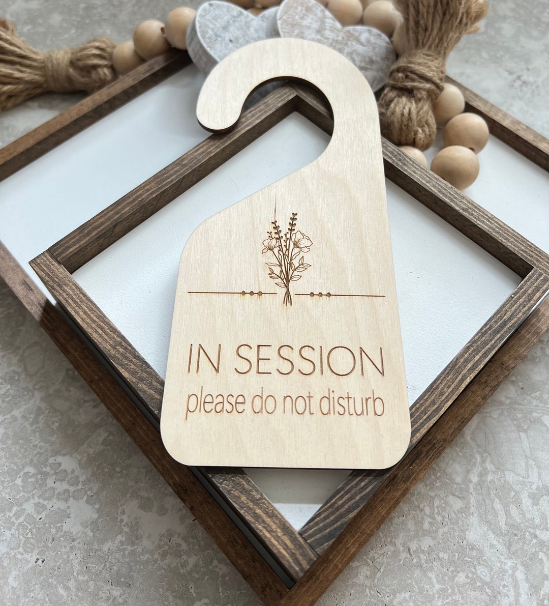 IN Session Salon Sign | Treatment in Session Sign | in Session Sign for ...