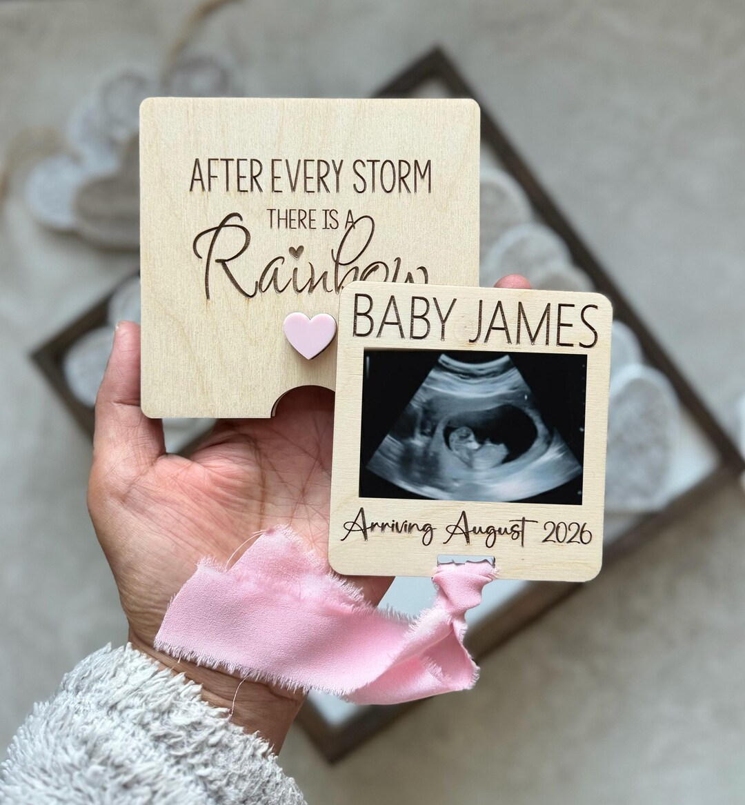 Pregnancy Reveal Box | Grandparent Reveal Keepsake | Personalized ...