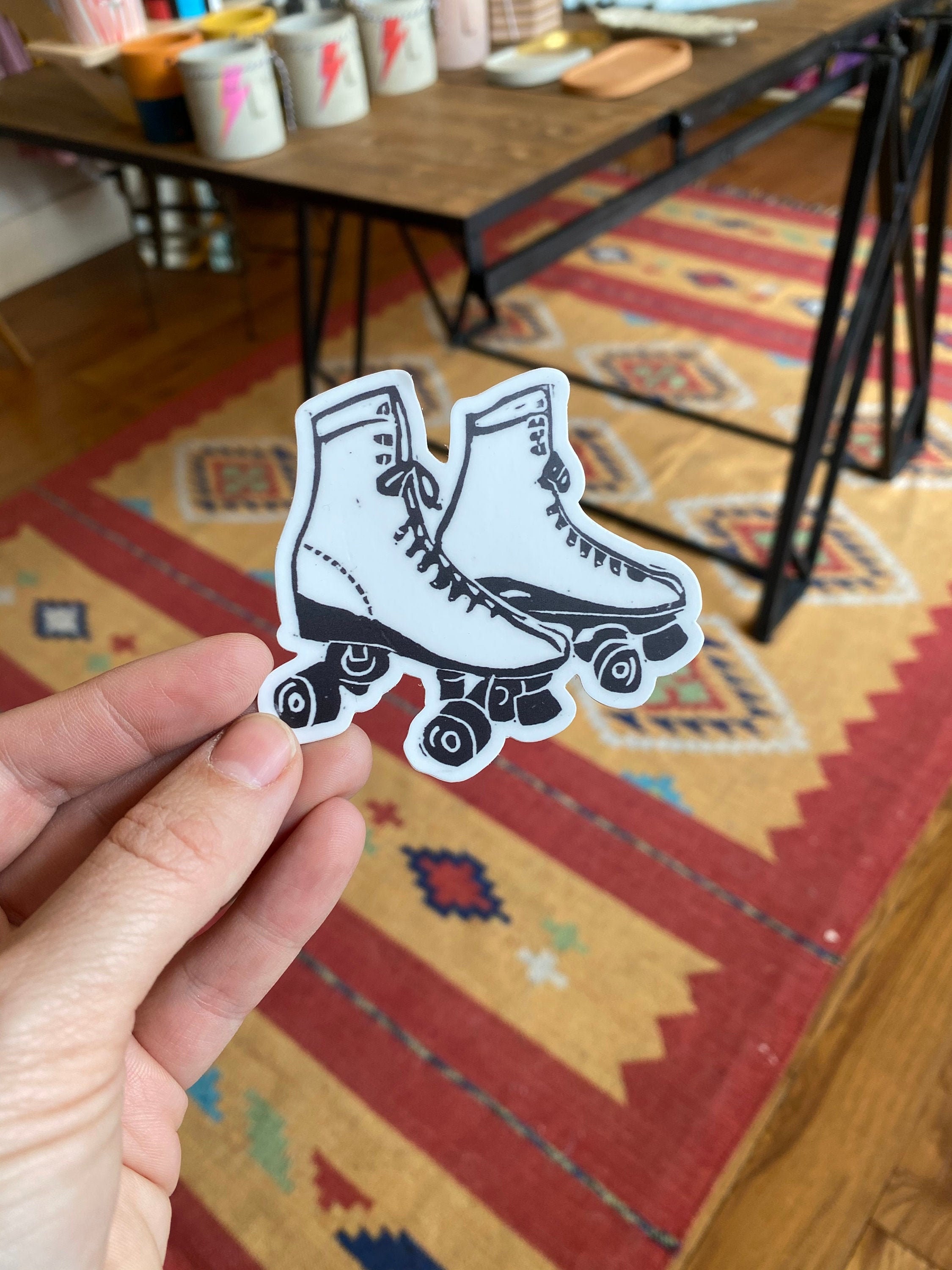 3 Vinyl Roller Skate Sticker Laptop Stickers Laptop Decals - Etsy Canada