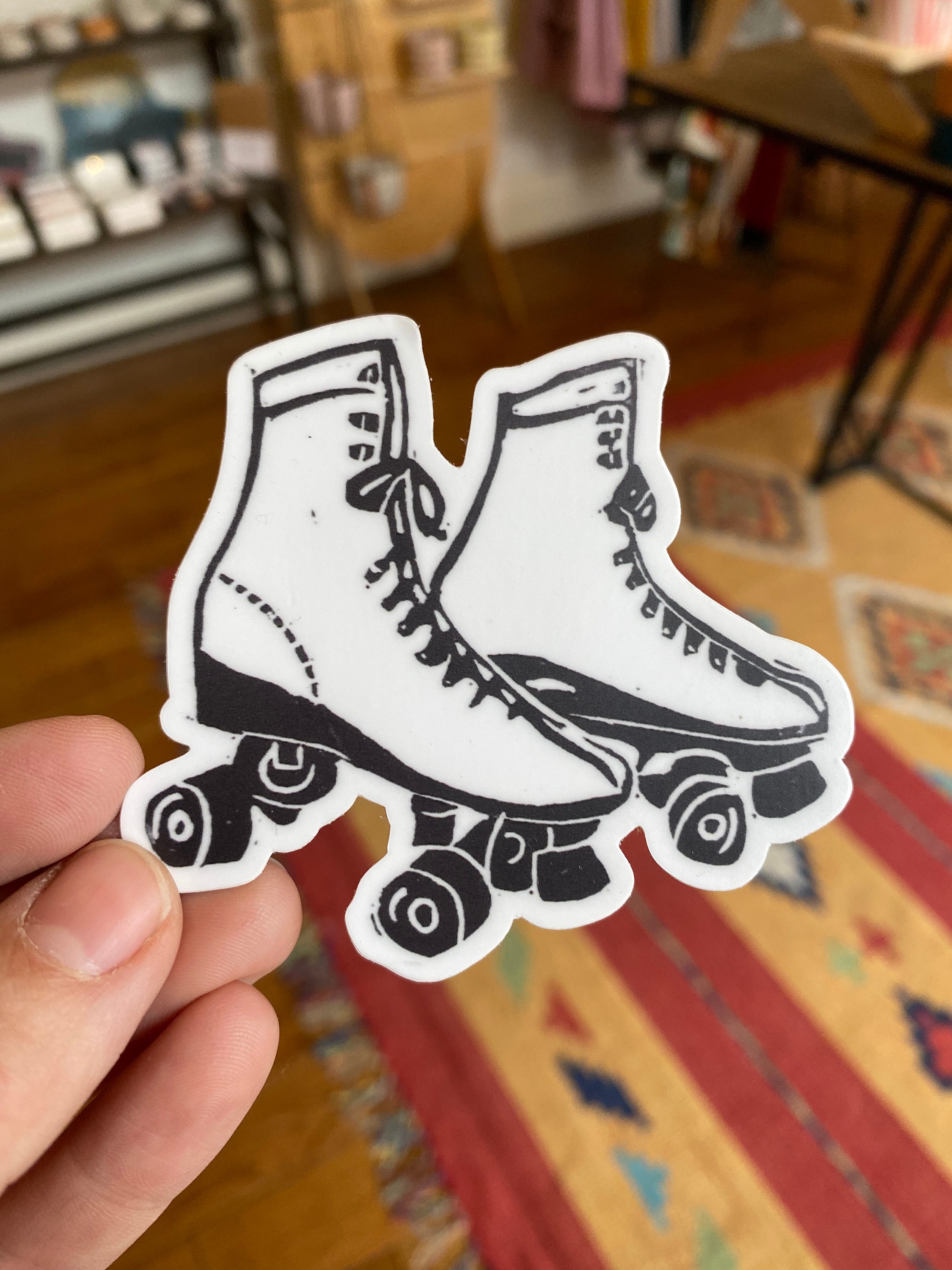 3” Vinyl Roller Skate Sticker| Laptop Stickers| Laptop Decals | Planner ...