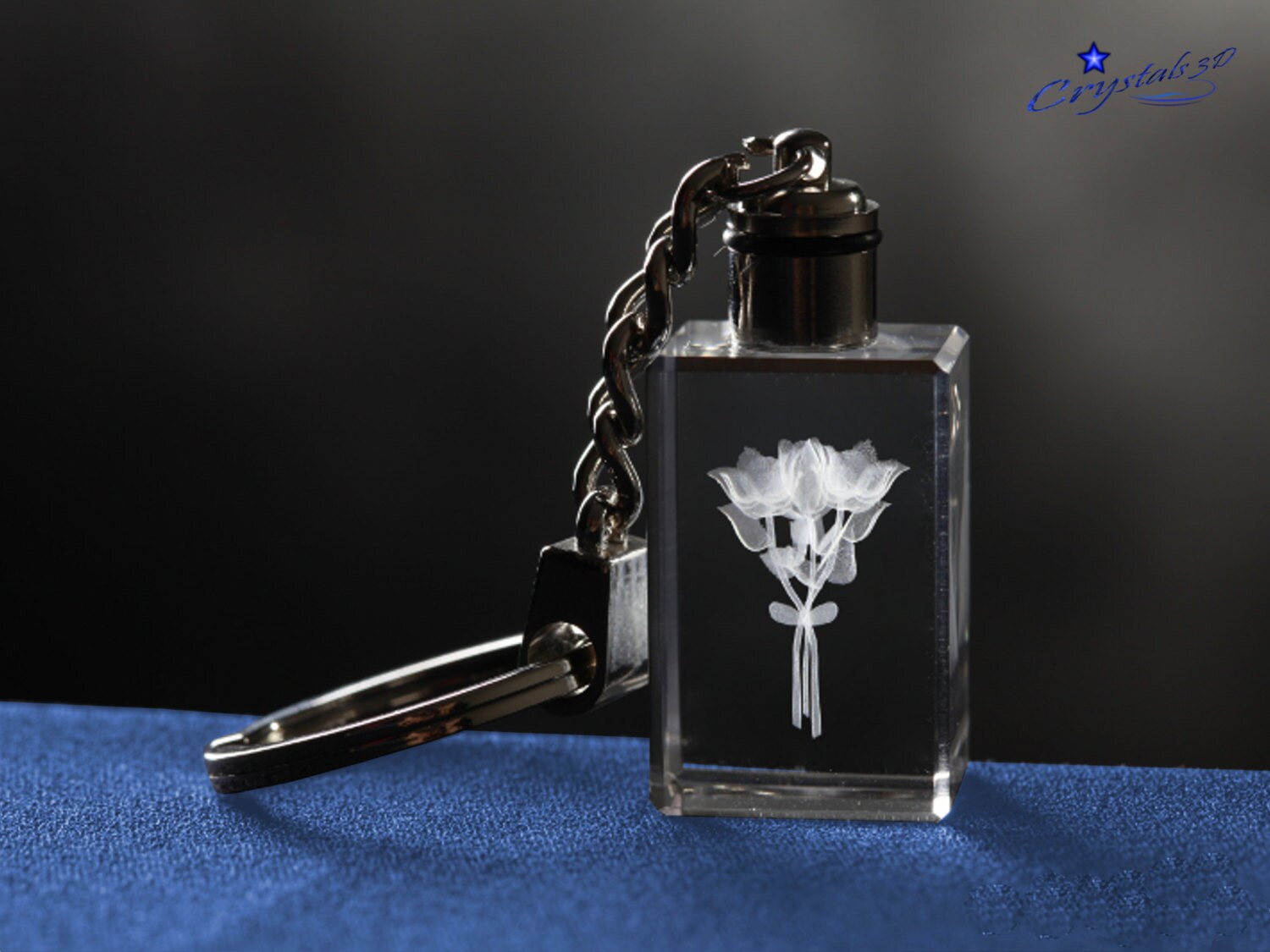 Crystal Keychain, Crystal Flowers, 3d Flowers, Personalized Gift ...