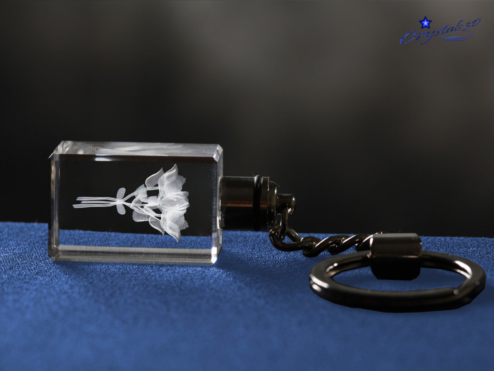 Crystal Keychain, Crystal Flowers, 3d Flowers, Personalized Gift ...