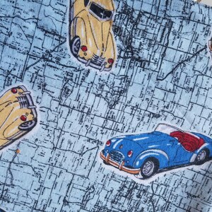 Interlock-knit-cars-vintage-road-map-fabric-by-the-yard-marcus-brothers ...
