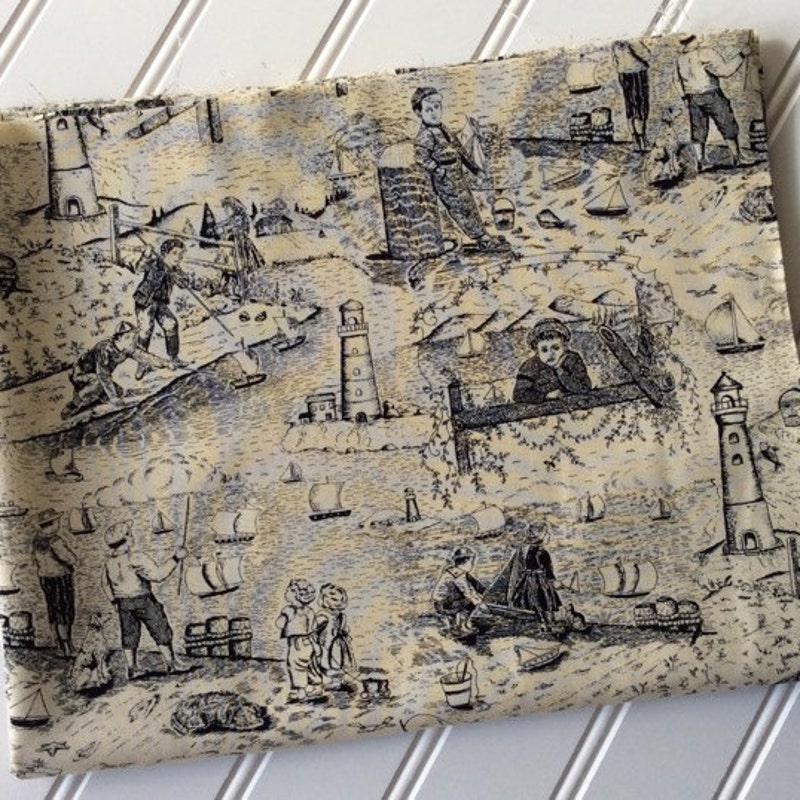 Toile Fabric by the Yard - Etsy
