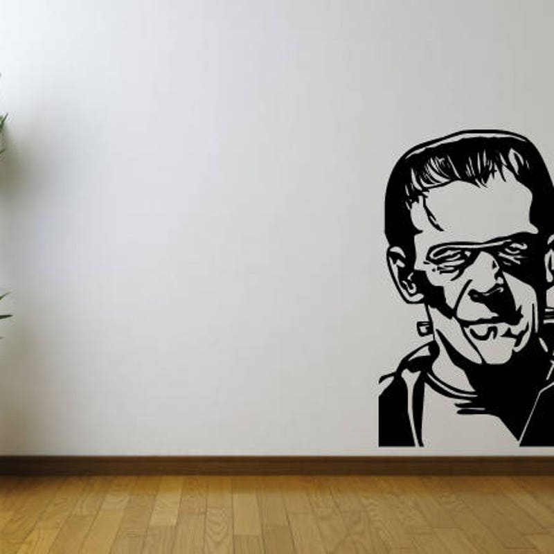 Frankenstein Window Decal - Etsy