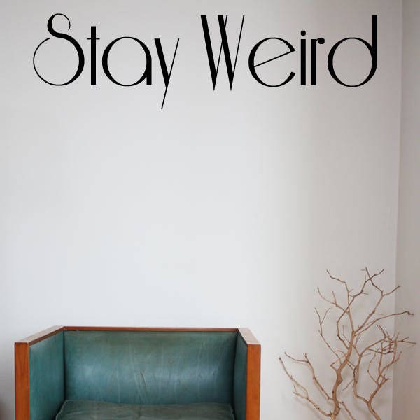 Weird Wall Decal - Etsy