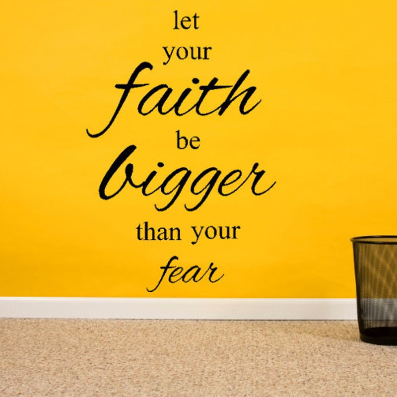 Faith Wall Decal - Etsy
