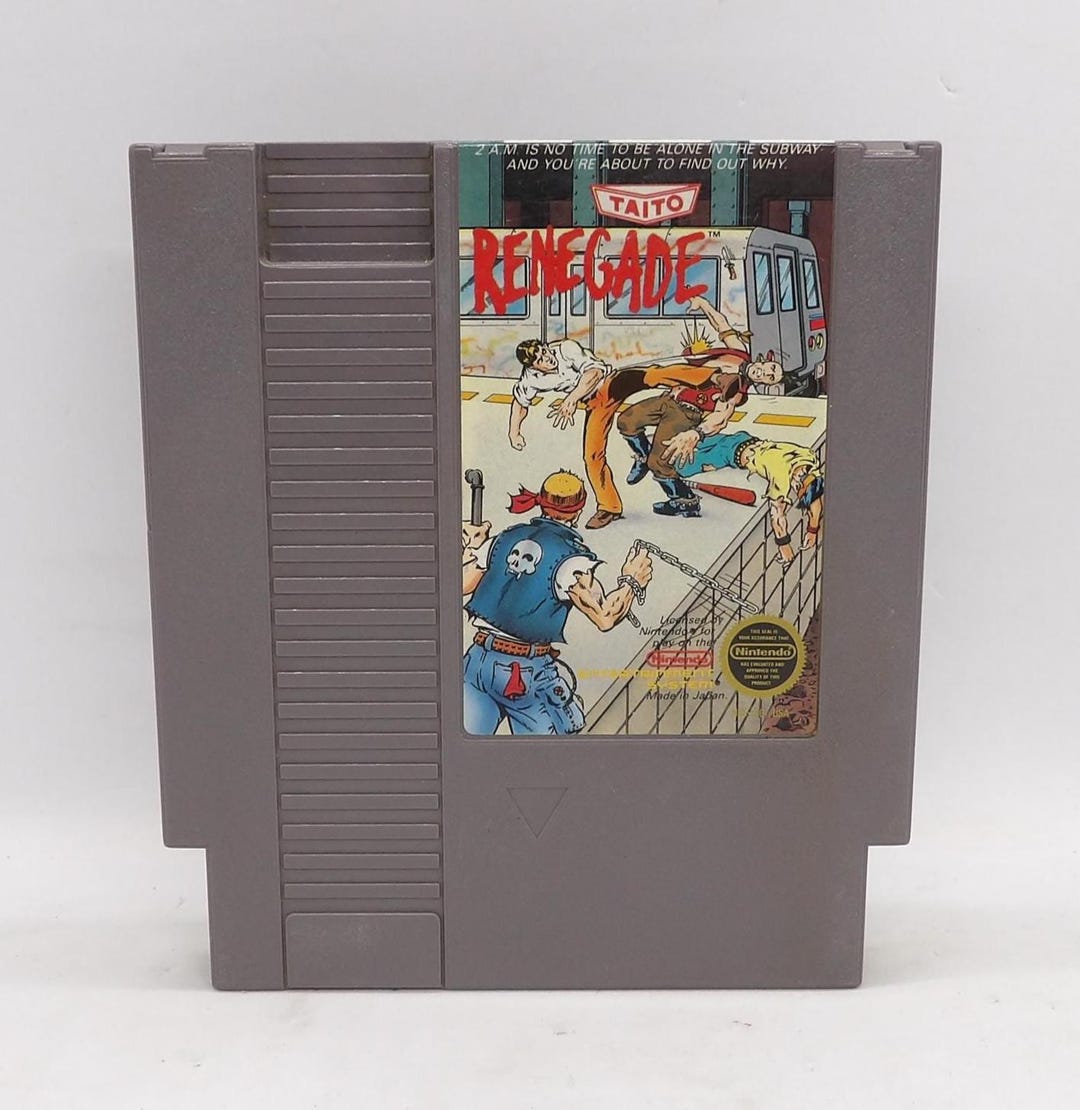 Renegade Nintendo NES Authentic Cartridge Only Tested & Working - Etsy