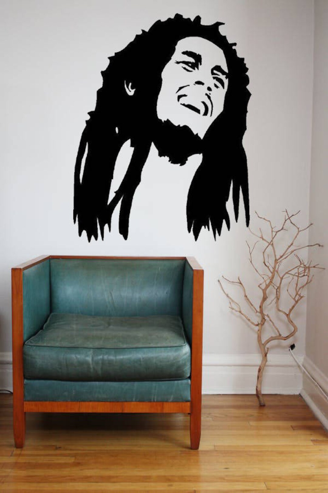 Rasta Vinyl Wall Decal Sticker, Marley Wall Art - Etsy