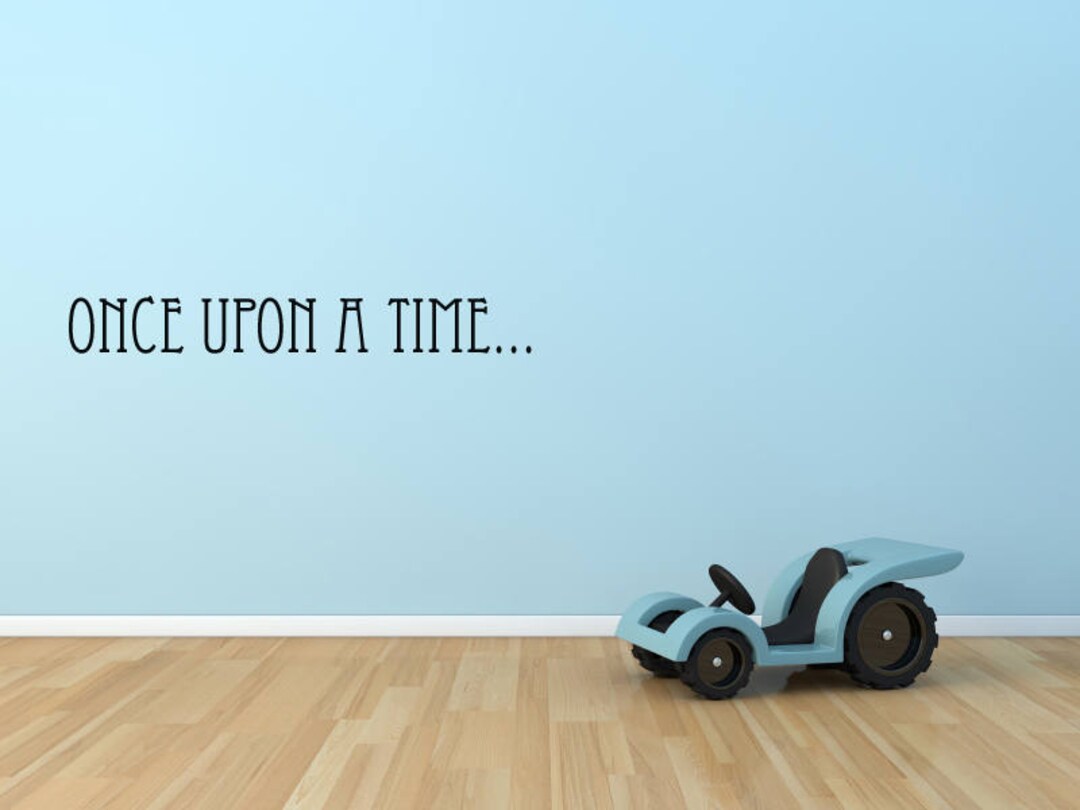 Once Upon A Time.. Vinyl Wall Decal Sticker Wall Decor Wall Stickers ...
