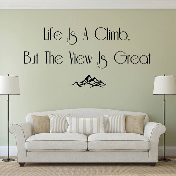 Climbing Wall Decal - Etsy
