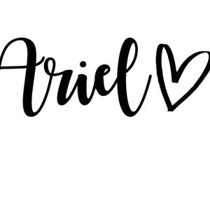 Custom Name Vinyl Laptop Decal Sticker, Laptop Sticker, Vinyl Laptop ...