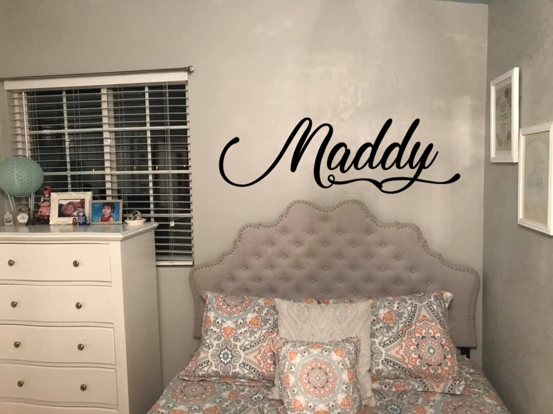 Custom Name Vinyl Wall Decal Sticker, Wall Art Sticker, Vinyl Wall ...