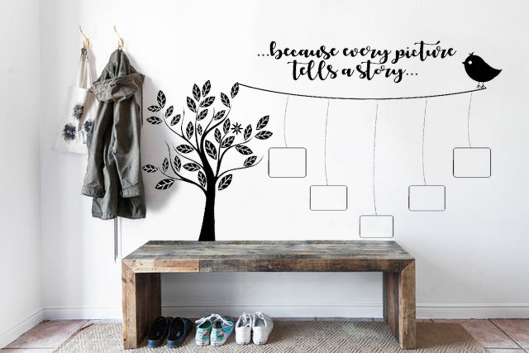 Because Every Picture Tells A Story Wall Sticker, Home Decor, DIY ...