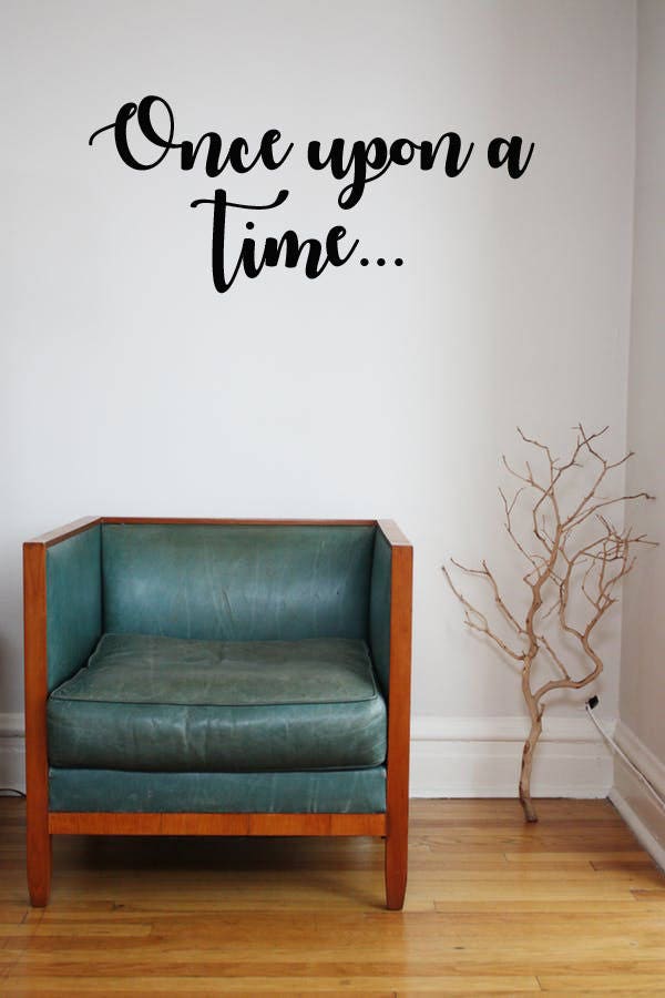 Once Upon A Time.. Vinyl Wall Decal Sticker Wall Decor Wall Stickers ...