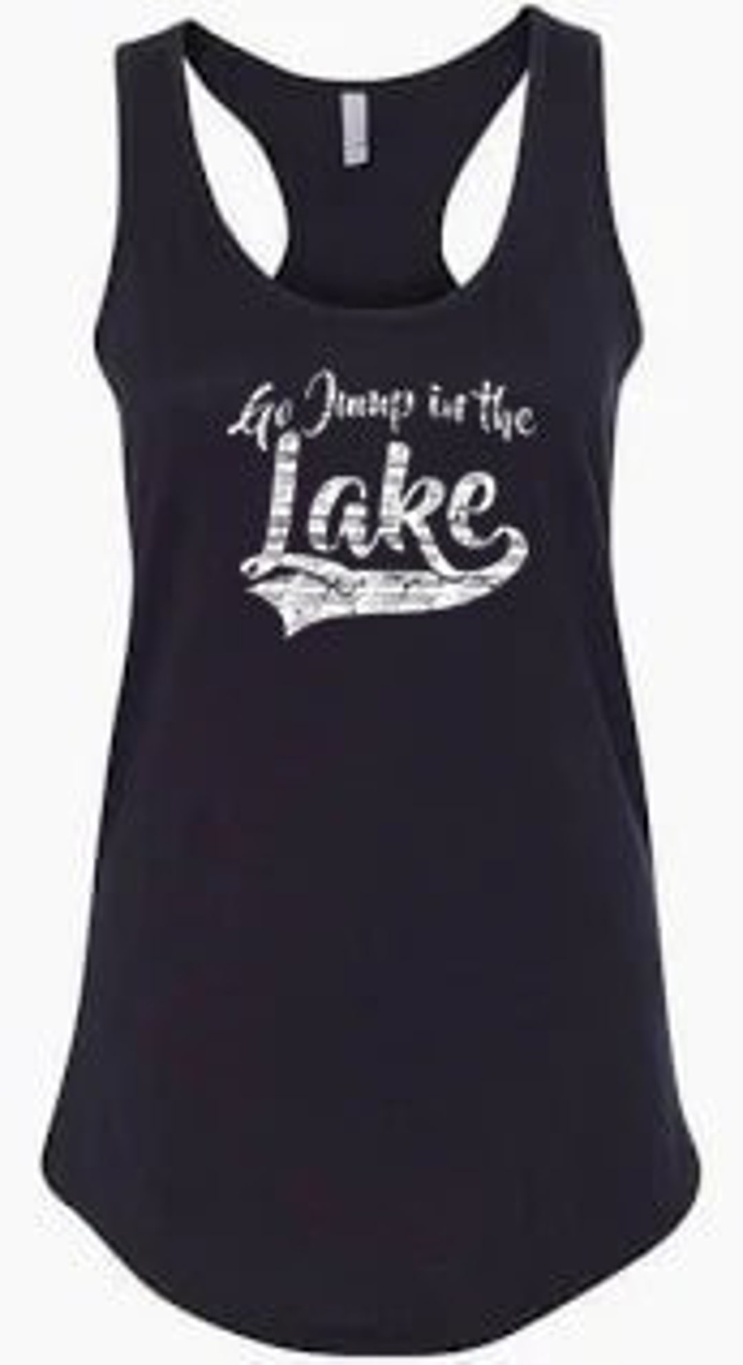 Go Jump in the Lake Tank Top, Lake Day Ladies Tank Top, Jump in the ...