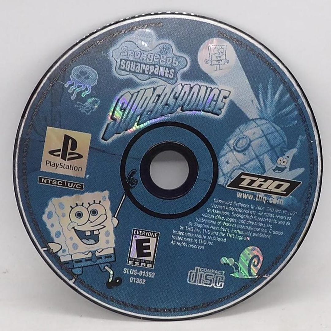 Spongebob Squarepants Supersponge Playstation Authentic Disc Only ...